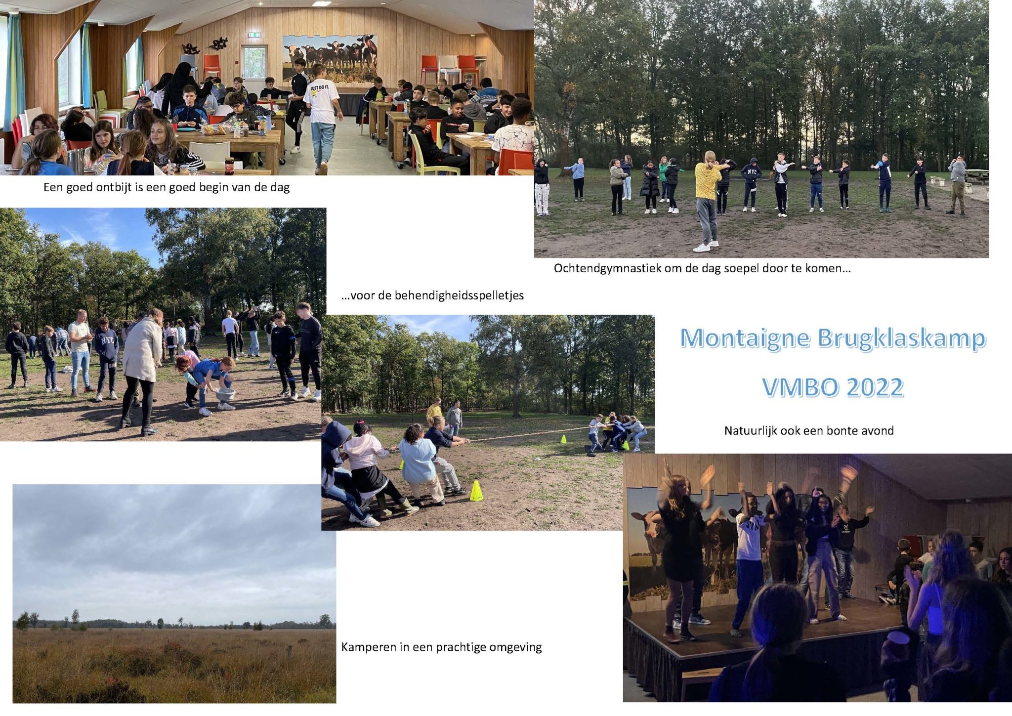 VMBO Brugklaskamp 2022 | Montaigne Lyceum